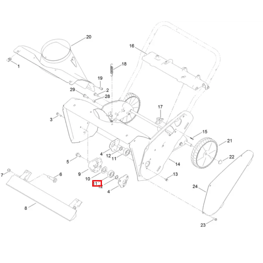 OEM Power Clear Toro Snowblower Bearing (100-1048) – Outdoor Power LLC. NET