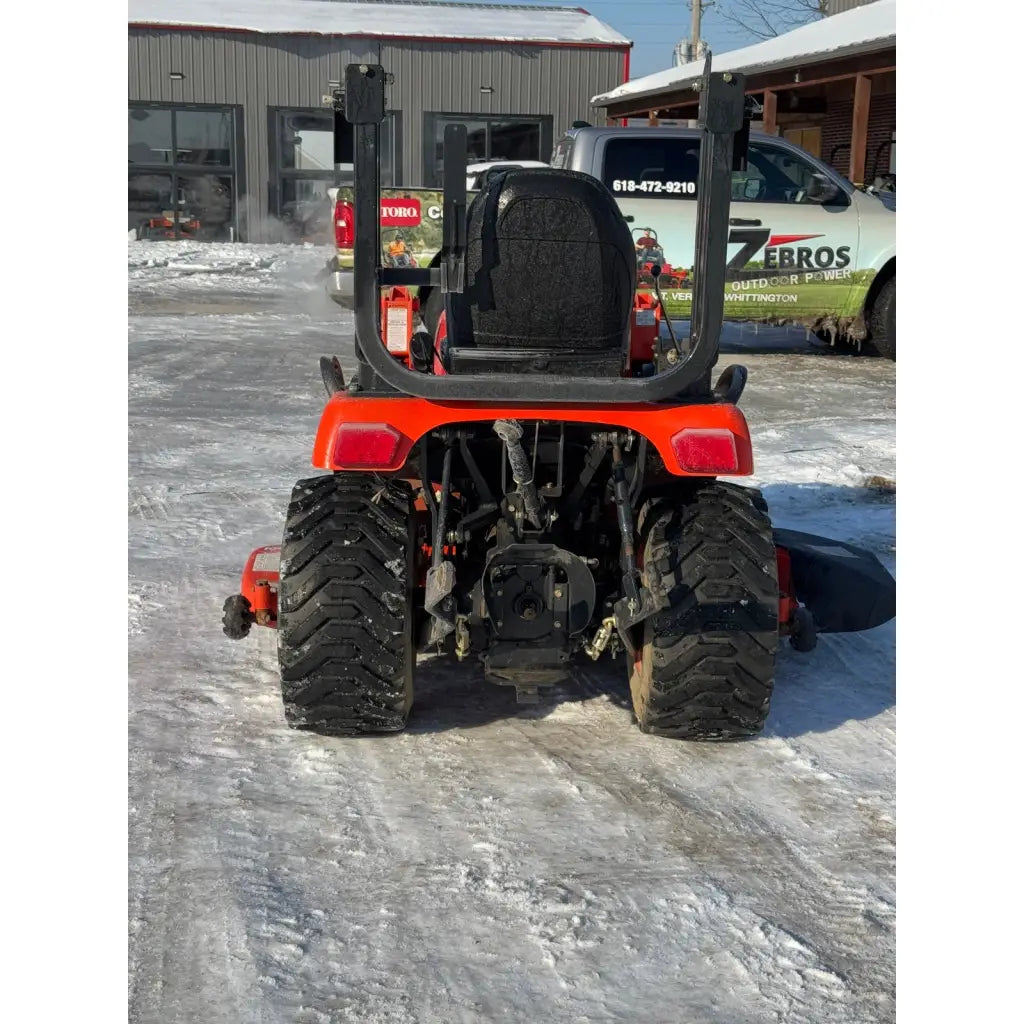 Used Kioti CS2510 Compact Tractor W/ Loader and Belly Mower Fast ...
